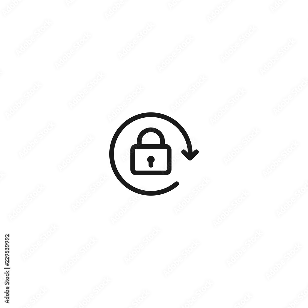 screen rotation lock icon Stock Vector | Adobe Stock