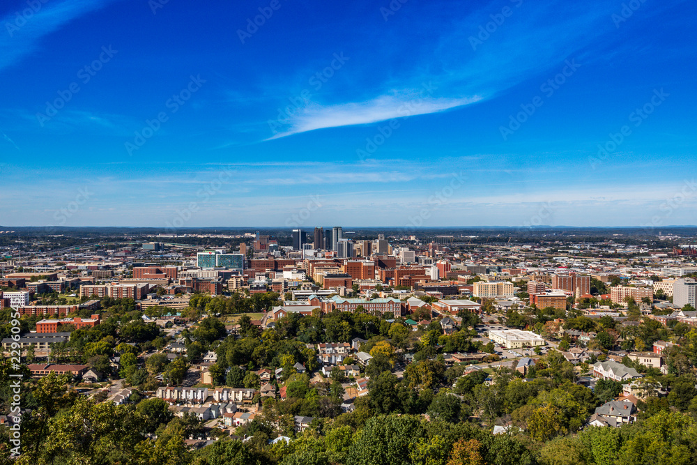 Birmingham, Alabama Magic City Skyline Landscape Stock Photo | Adobe Stock