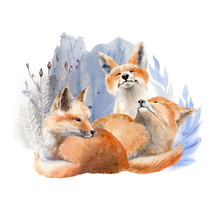 Fox Winter Poster Free Stock Photo - Public Domain Pictures