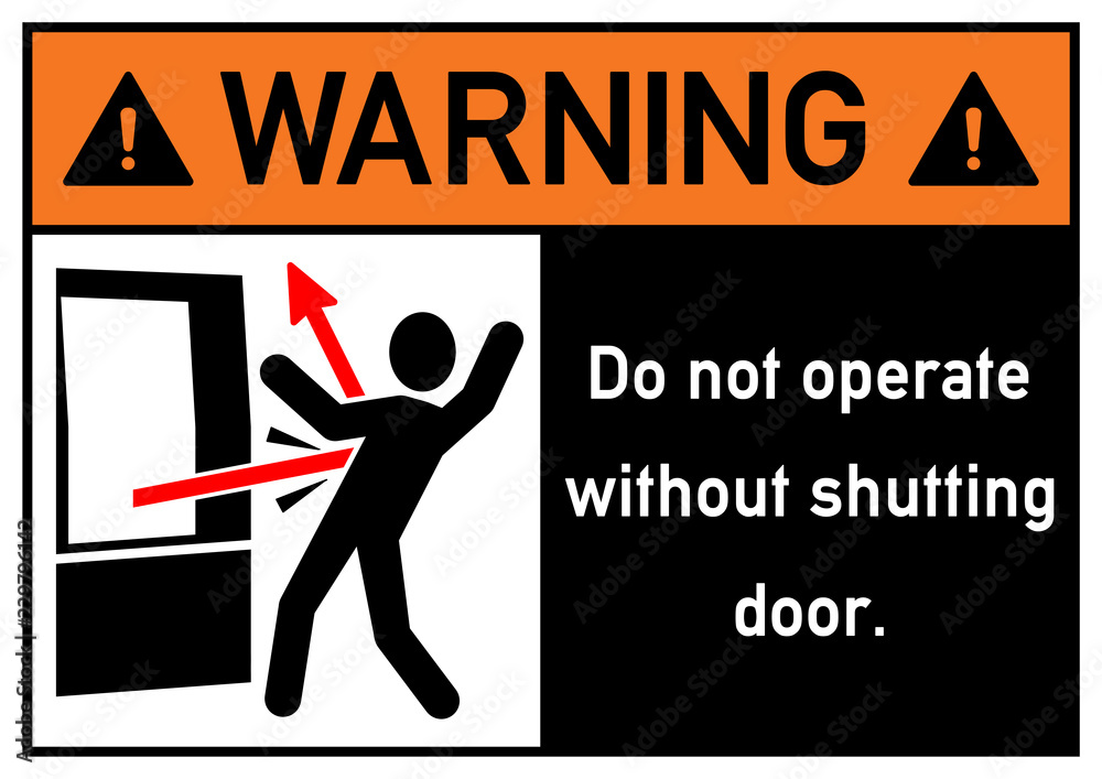 ks418 Kombi-Schild - owsn OperatorWarningSignNew owsn1 - english - CNC ...