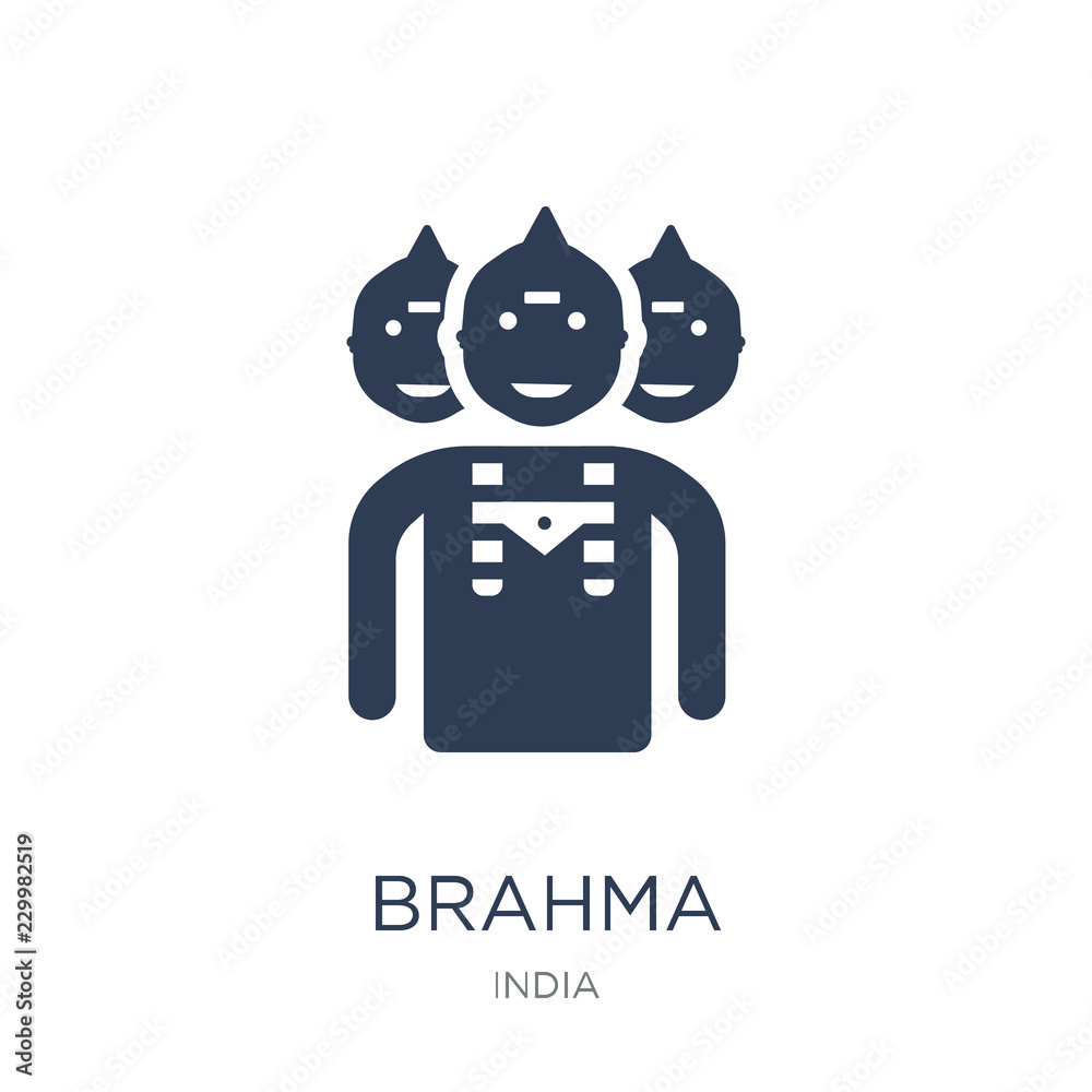 Brahma icon. Trendy flat vector Brahma icon on white background from ...