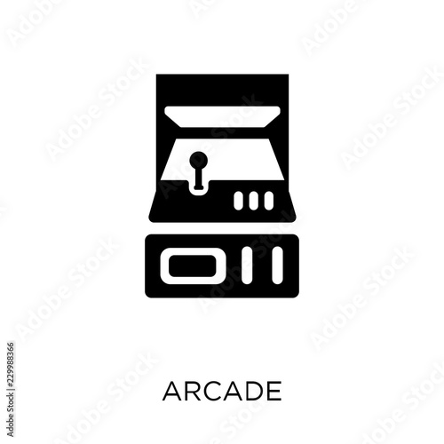 Arcade icon. Arcade symbol design from Entertainment collection. Simple ...
