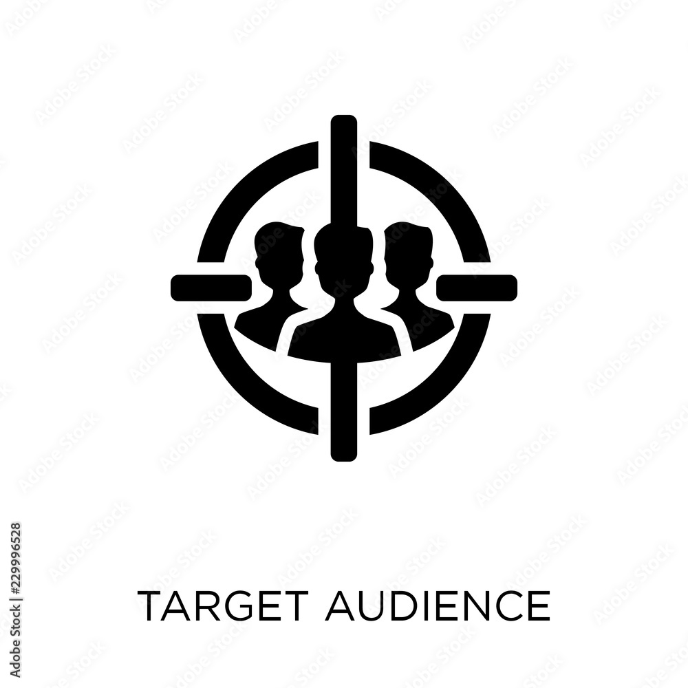 Target audience icon. Target audience symbol design from Human ...