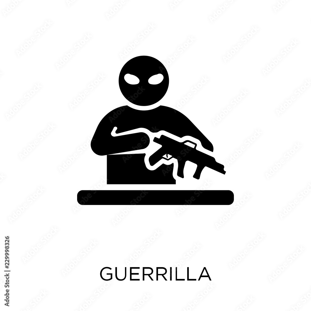 guerrilla icon. guerrilla symbol design from Army collection. Simple ...