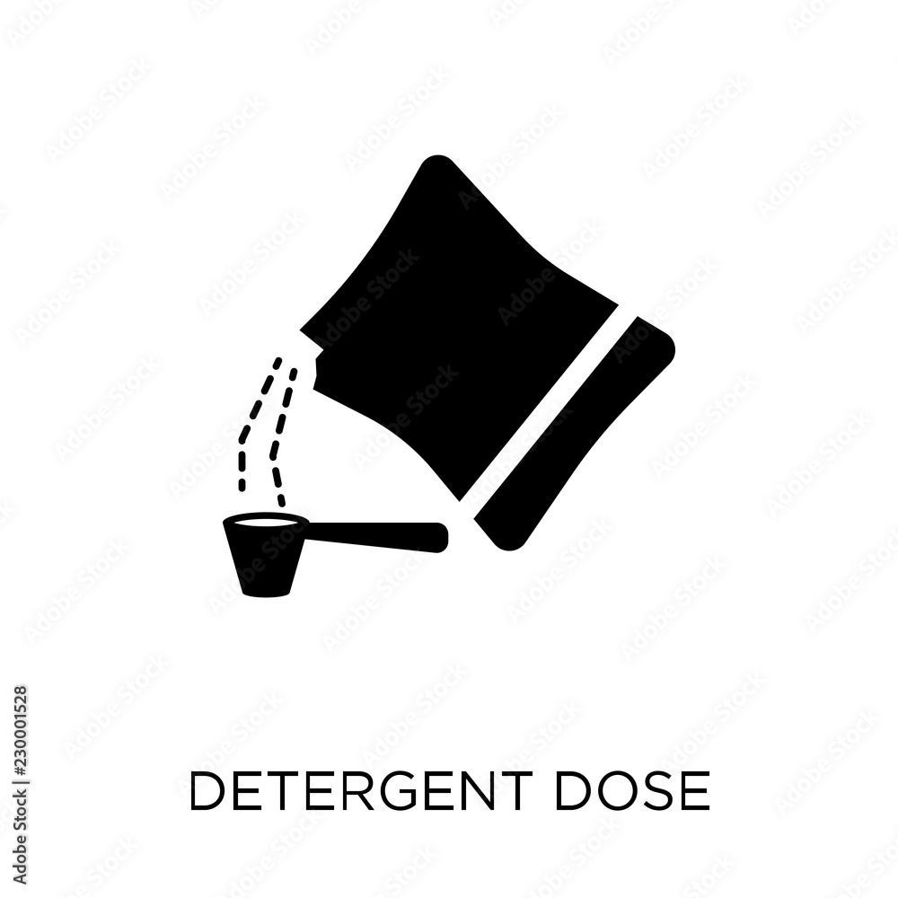 Detergent dose icon. Detergent dose symbol design from Hygiene ...