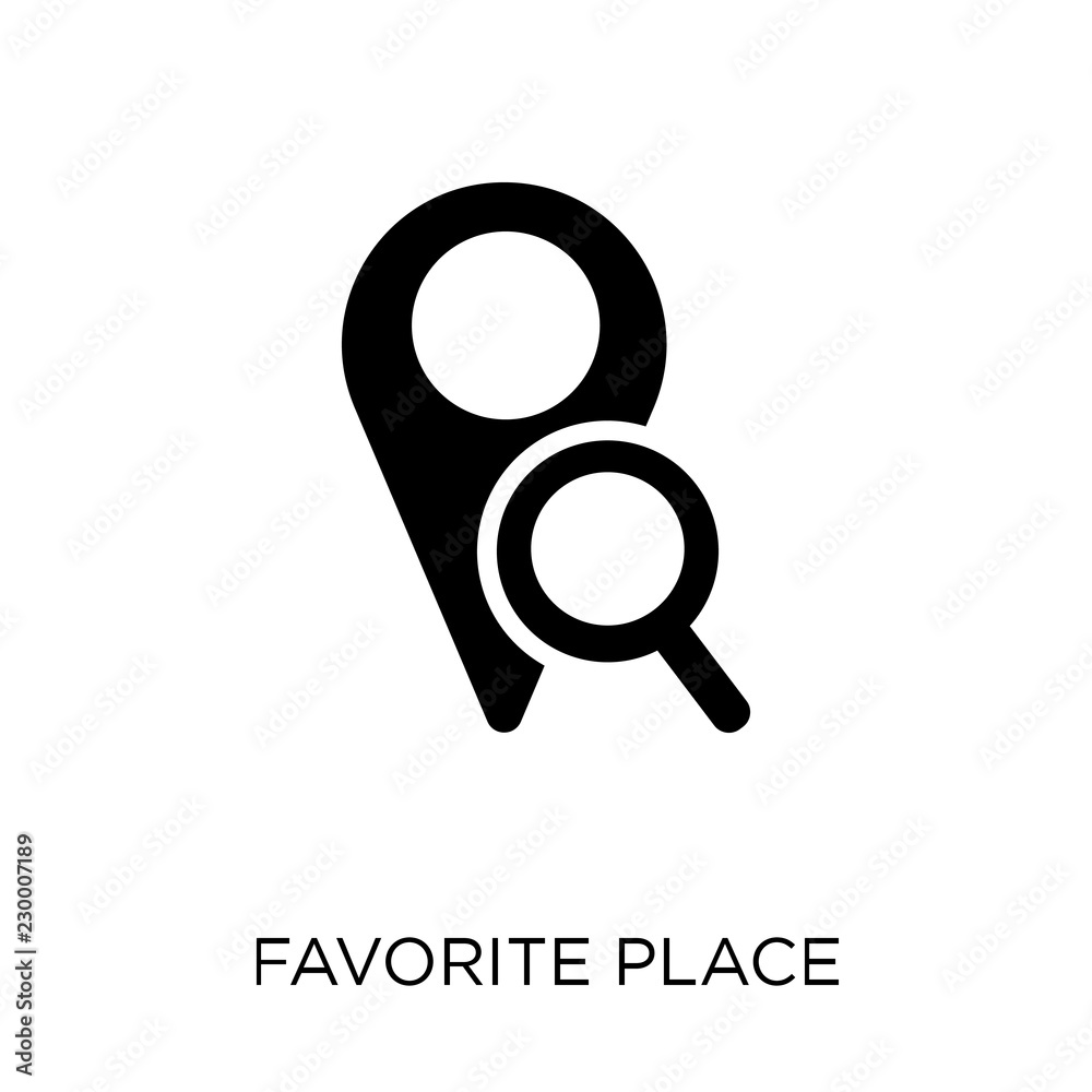 Favorite Place icon. Favorite Place symbol design from Maps and ...