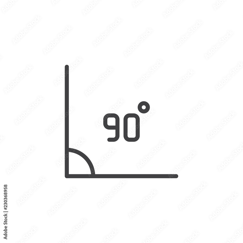 90 Degrees Logo