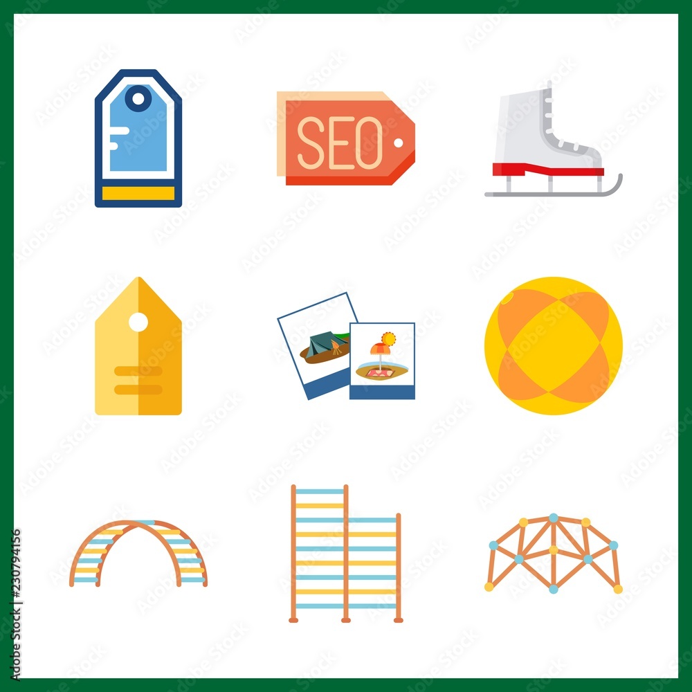 hobby icon. photography and ball vector icons in hobby set. Use this ...