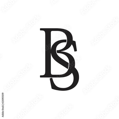 letter bs linked monogram logo vector - Buy this stock vector and ...