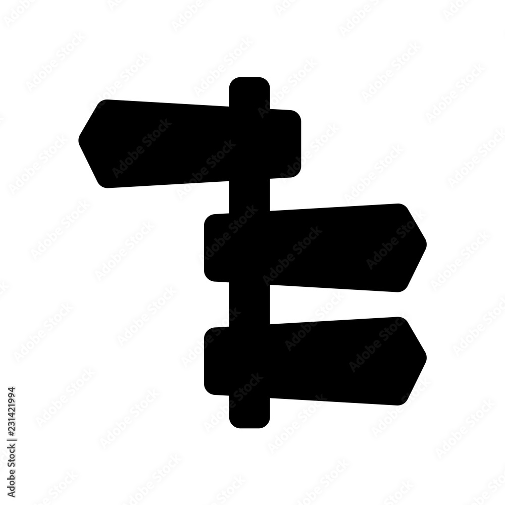 Signage icon. Trendy Signage logo concept on white background from Maps ...