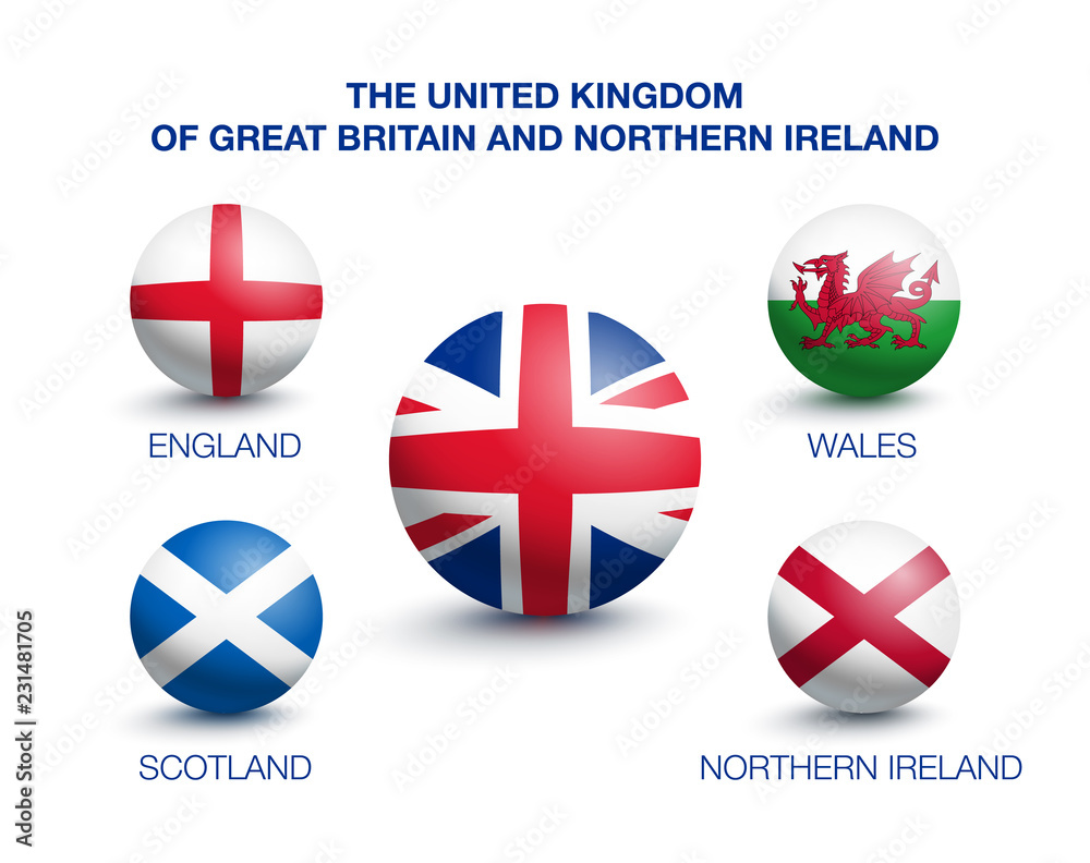Country of Great Britain England, Scotland, Wales and Northern Ireland ...