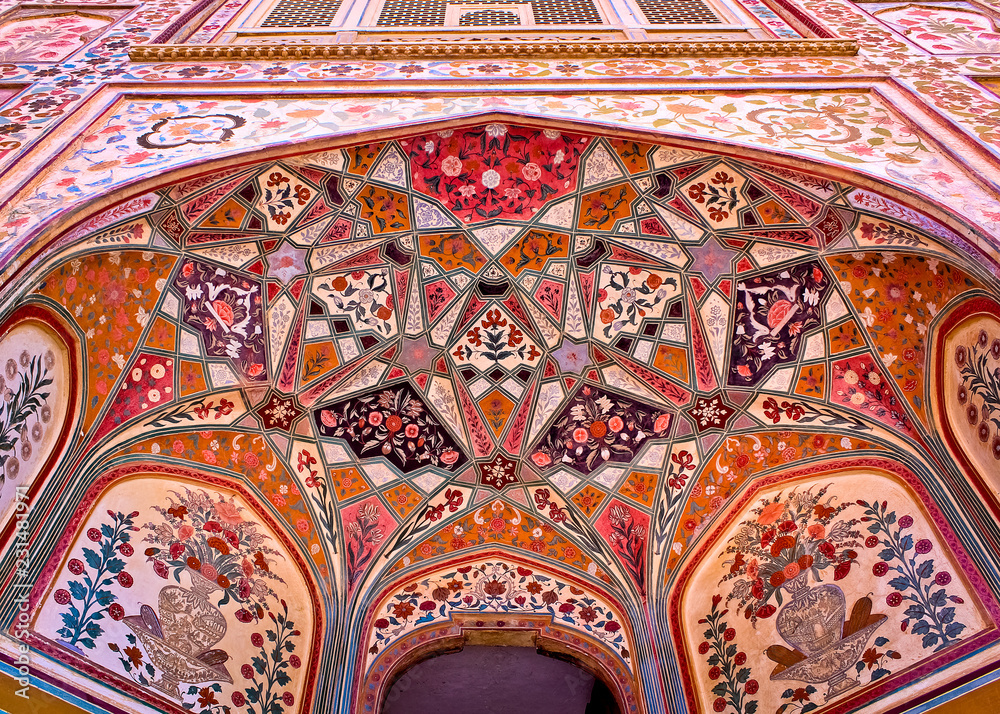 rajasthani hand painted pattern Stock Photo | Adobe Stock