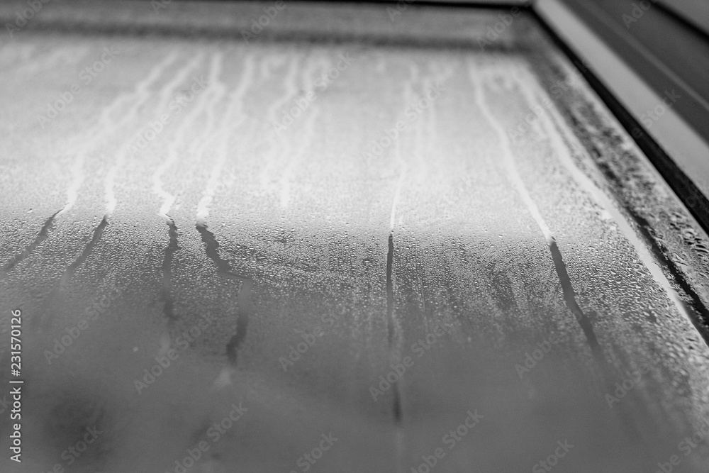 Due to the high humidity of the room and the poor ventilation inside ...