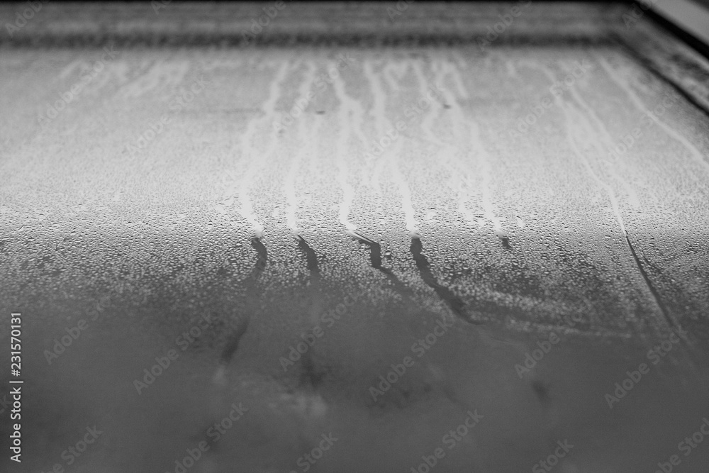 Due to the high humidity of the room and the poor ventilation inside ...