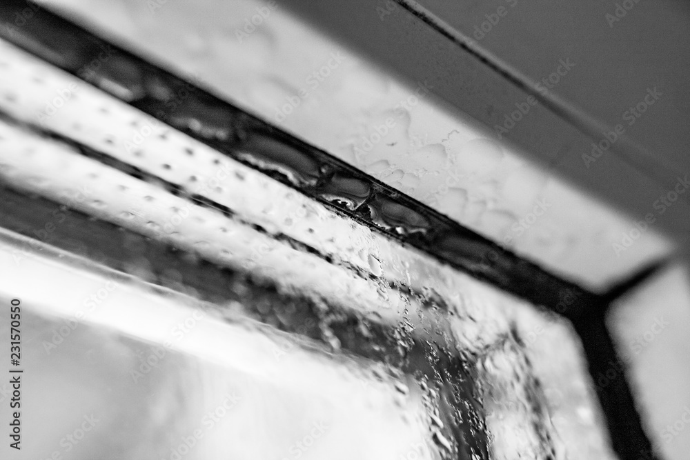 Due to the high humidity of the room and the poor ventilation inside ...