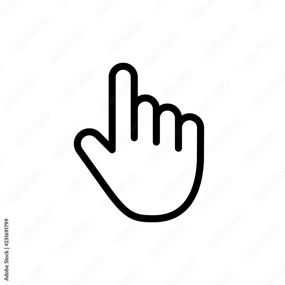 Computer mouse click cursor gray arrow icons set and loading icons. Cursor icon. Vector ...