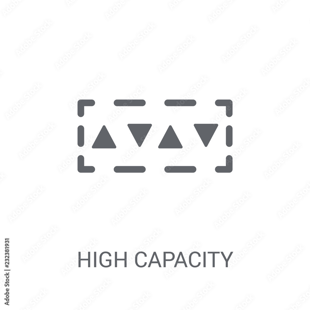 High capacity color barcode icon. Trendy High capacity color barcode ...