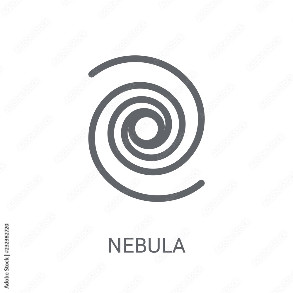 Nebula icon. Trendy Nebula logo concept on white background from ...