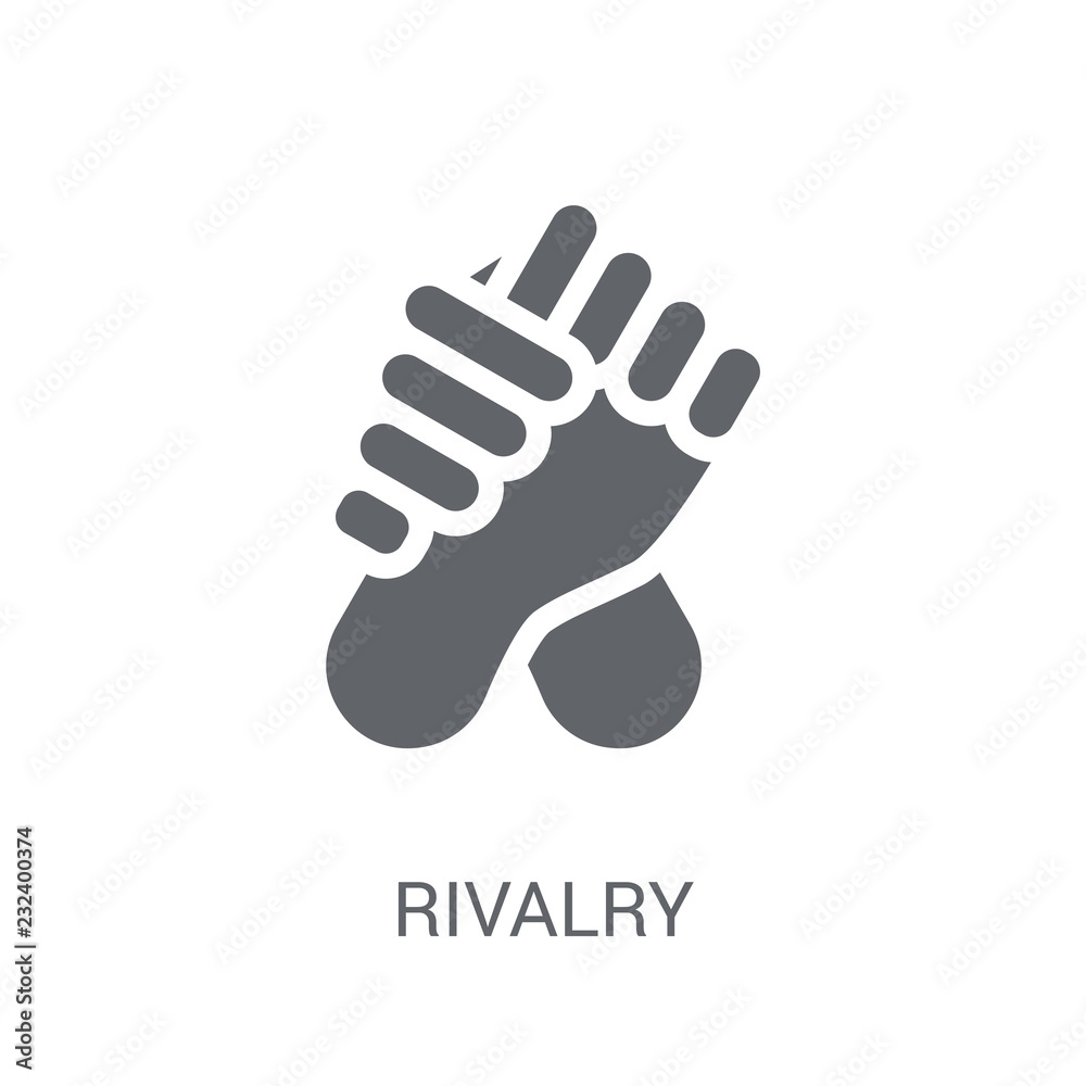 Rivalry icon. Trendy Rivalry logo concept on white background from ...