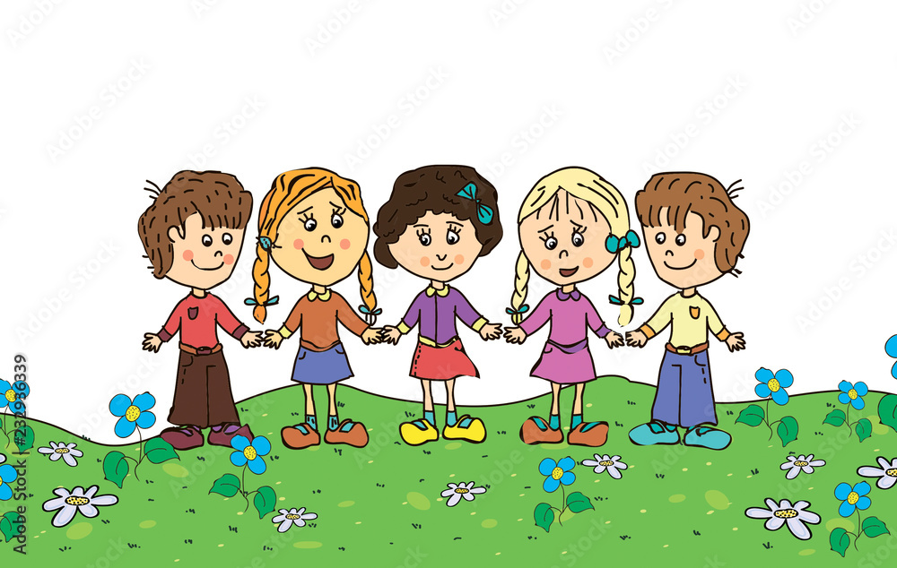 Friendly Kids Cartoon