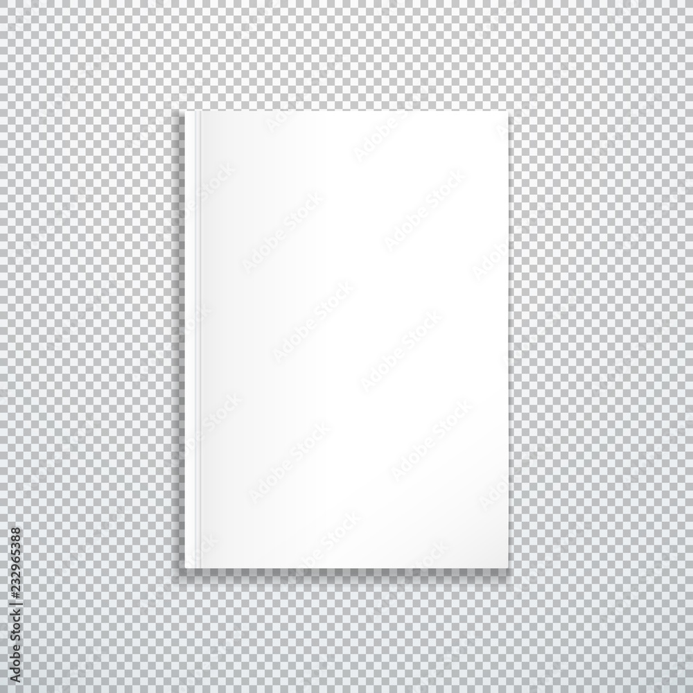 vector blank magazine template mockup. Stock Vector | Adobe Stock