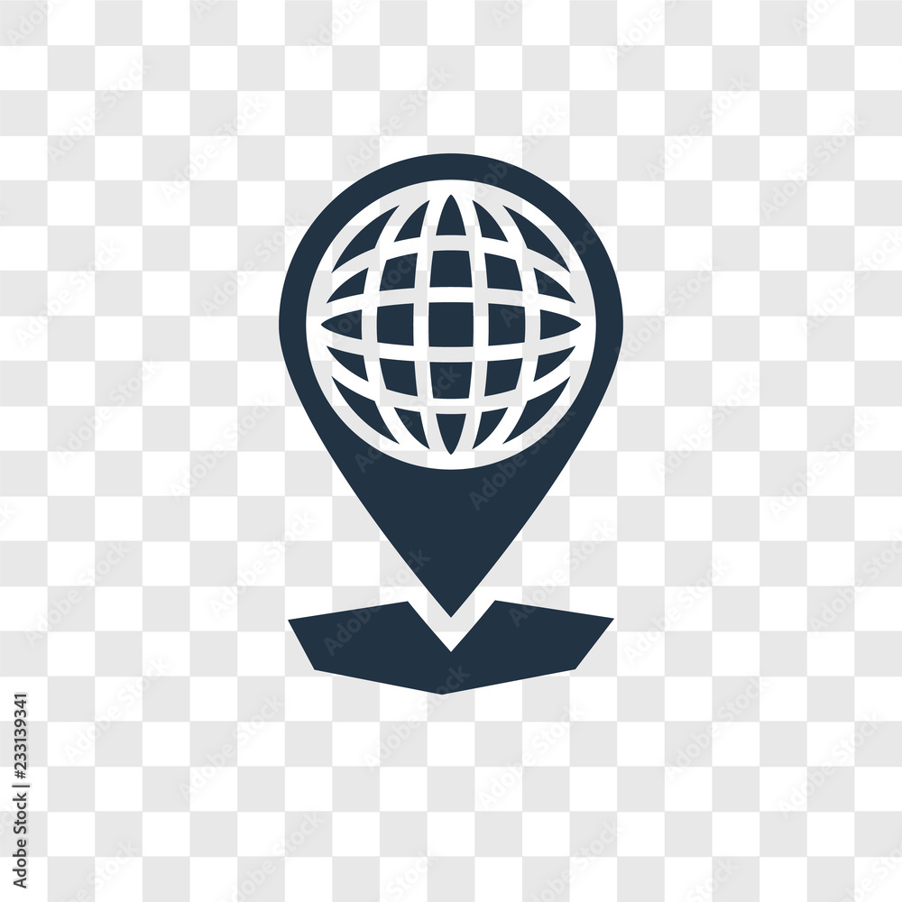 Big Map Placeholder vector icon isolated on transparent background, Big ...