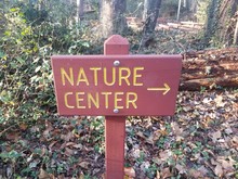 Nature Center Sign In Fall Free Stock Photo - Public Domain Pictures
