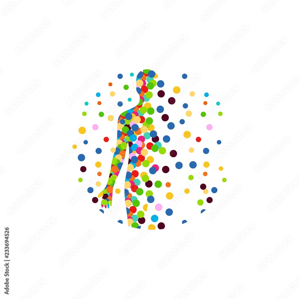 human body transformation bubble Stock Vector | Adobe Stock