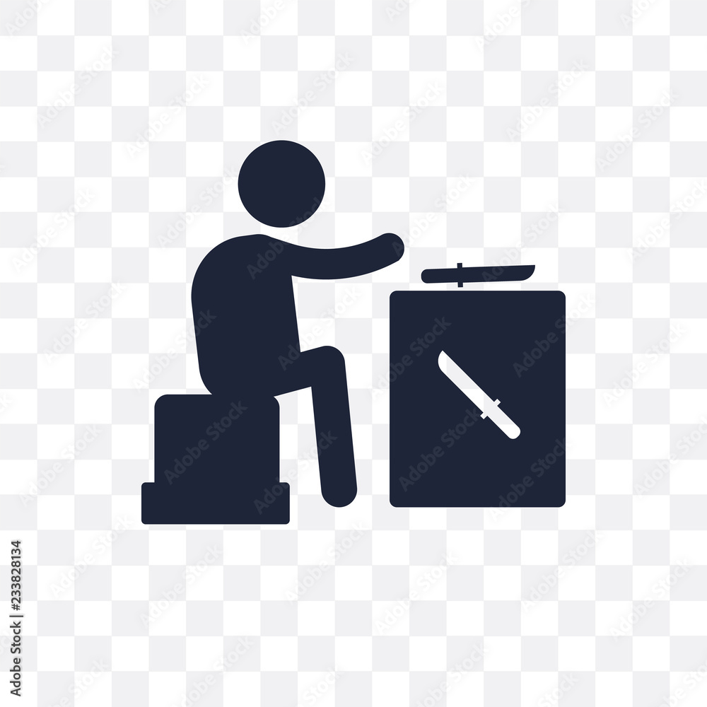 Knife making transparent icon. Knife making symbol design from Activity ...