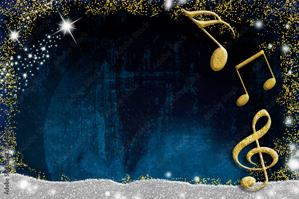 Musical invitation background. Stock Illustration | Adobe Stock
