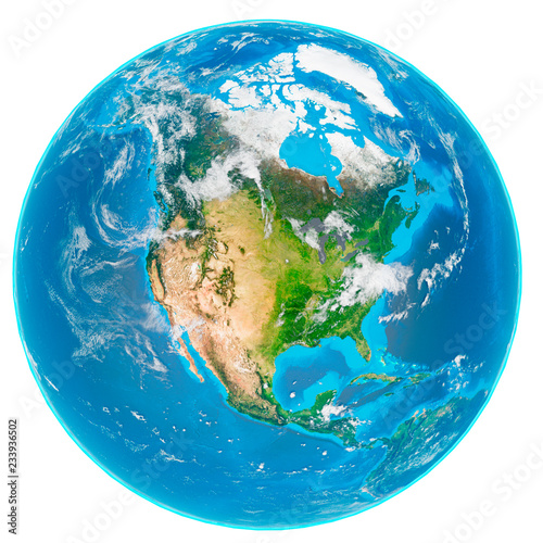 3d illustration of our planet Earth without and without clouds isolated ... 3d illustration of our planet Earth without and without clouds isolated ...