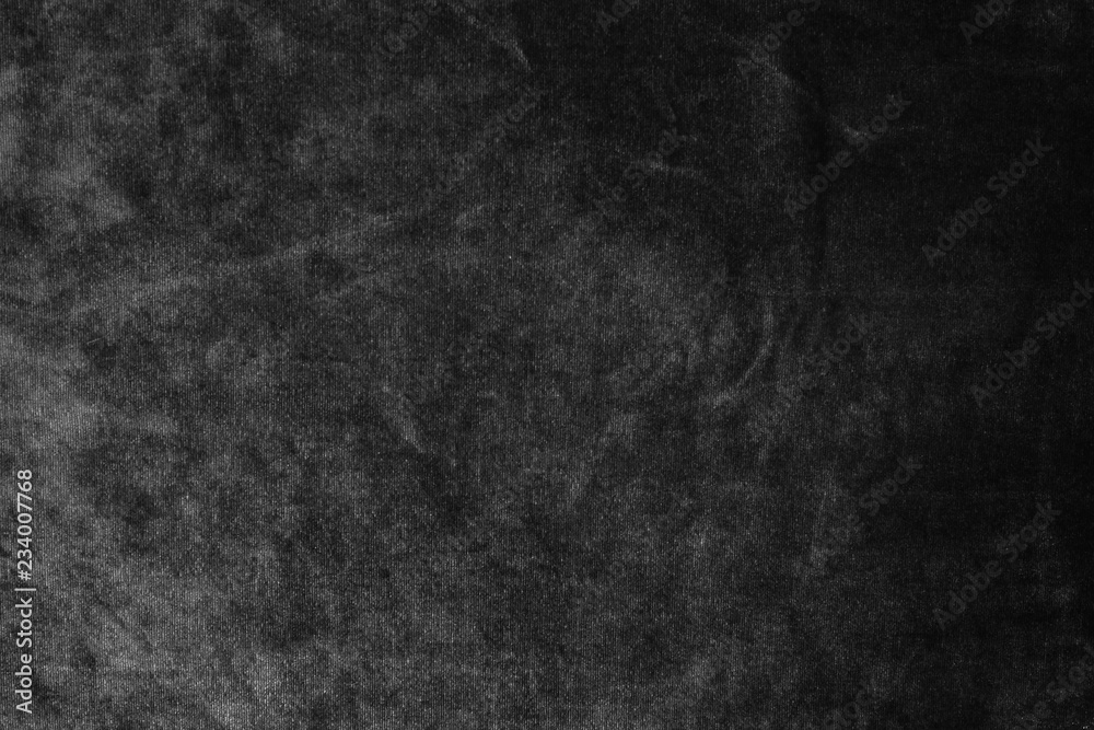 Black Velvet Fabric Texture