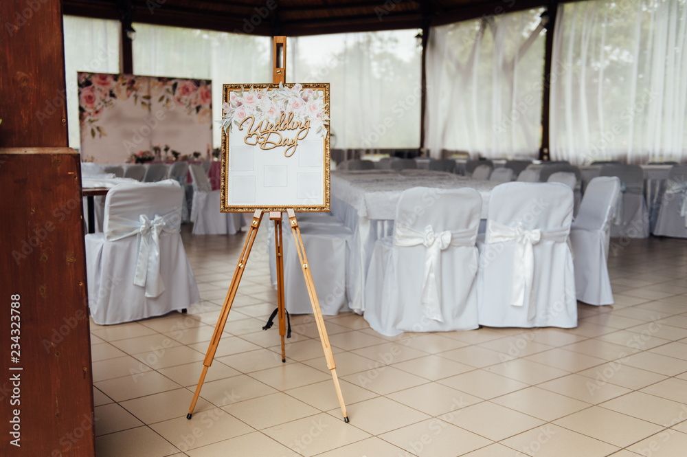 invitation for guests for a wedding ceremony Stock Photo | Adobe Stock
