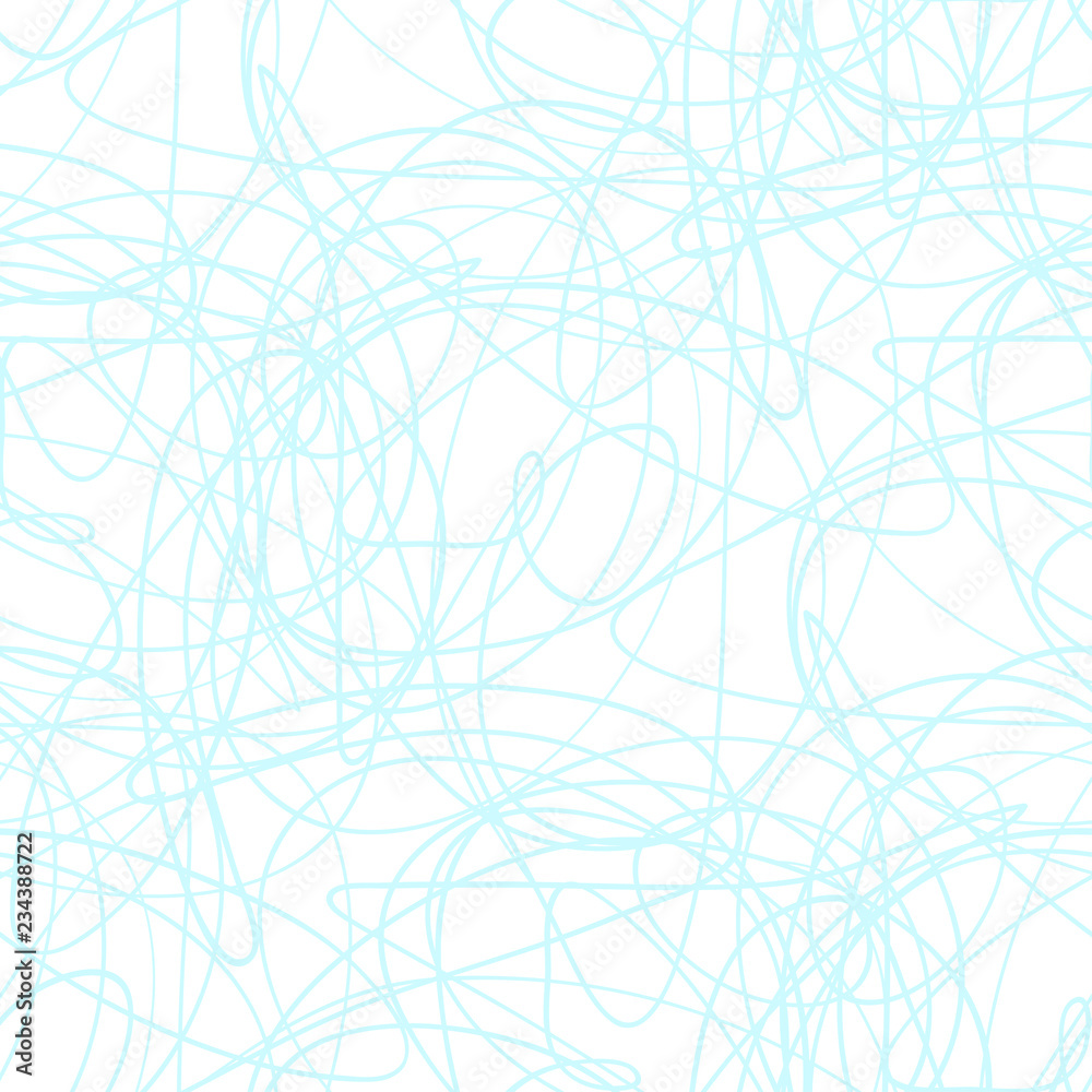 Vector de Stock Chaos tangle pattern. Wavy background. Hand drawn waves ...