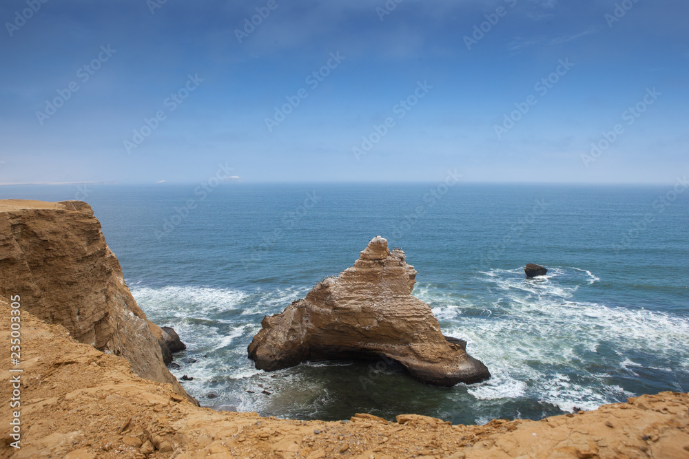 Cathedral Rock, Paracas National Reserve, Peru is now a freestanding ...