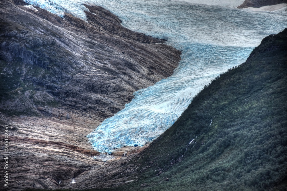 Gletscher, Svartisen, Svartisengletscher, Saltfjellet, Nationalpark ...