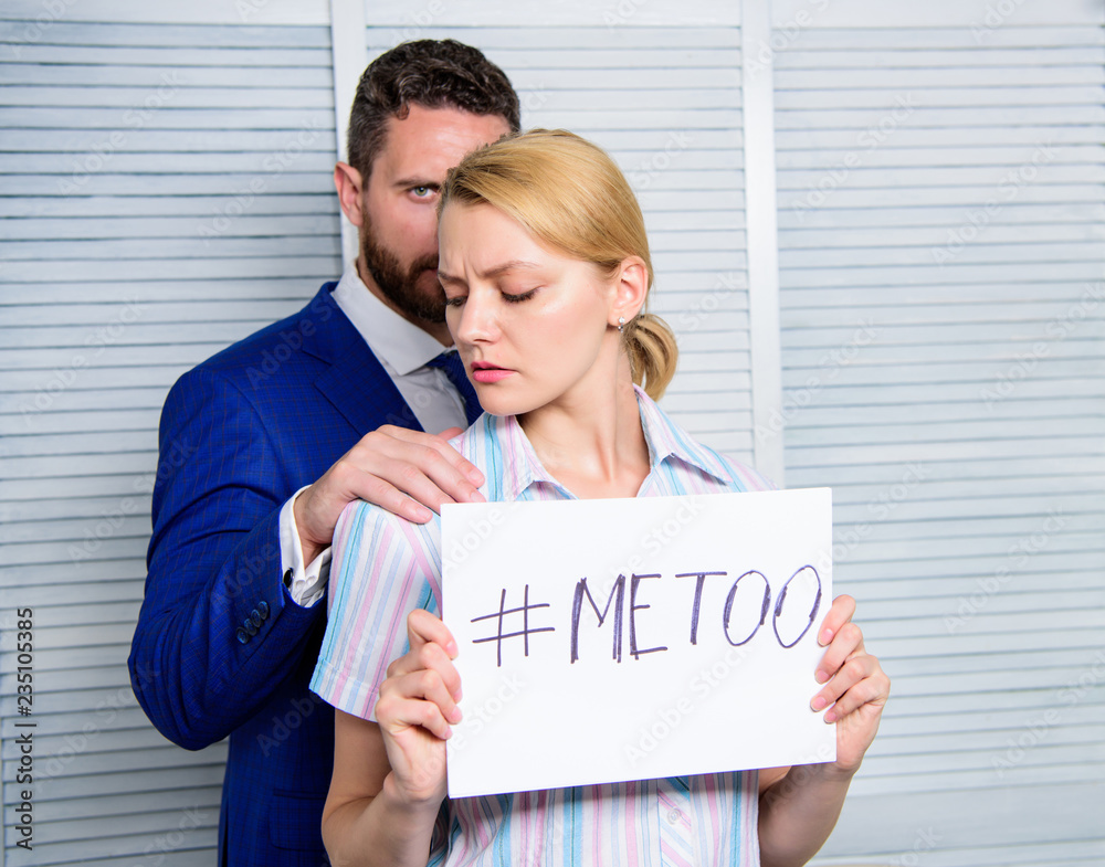 Office colleagues relations. #metoo as a new movement. Sexual ...