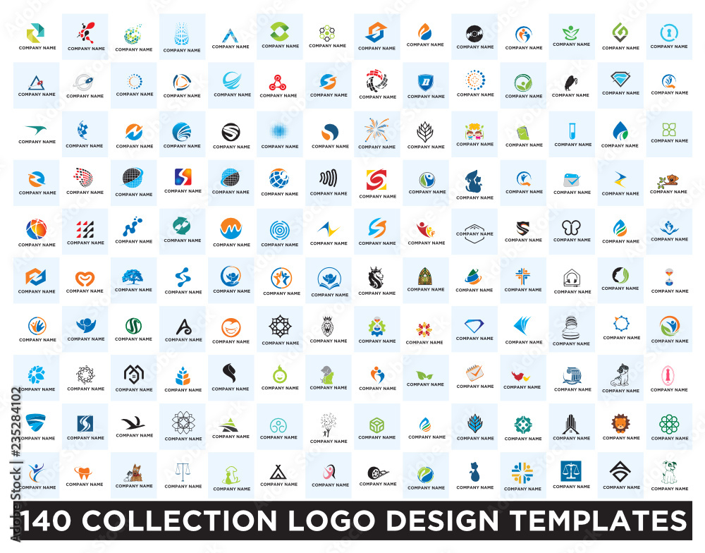 Set of logo design templates Stock Vector | Adobe Stock