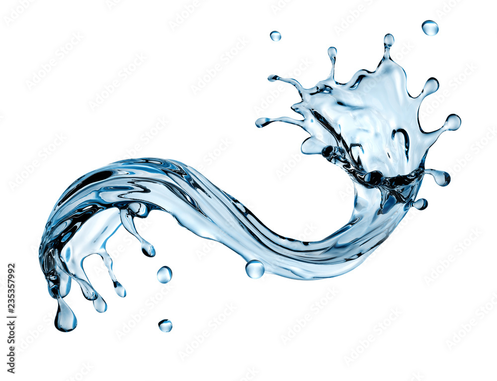 water splash design