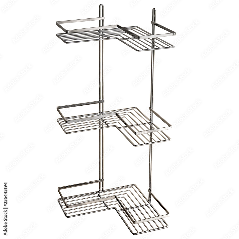 shelf stainless steel chrome-plated angular oval or rectangular table ...