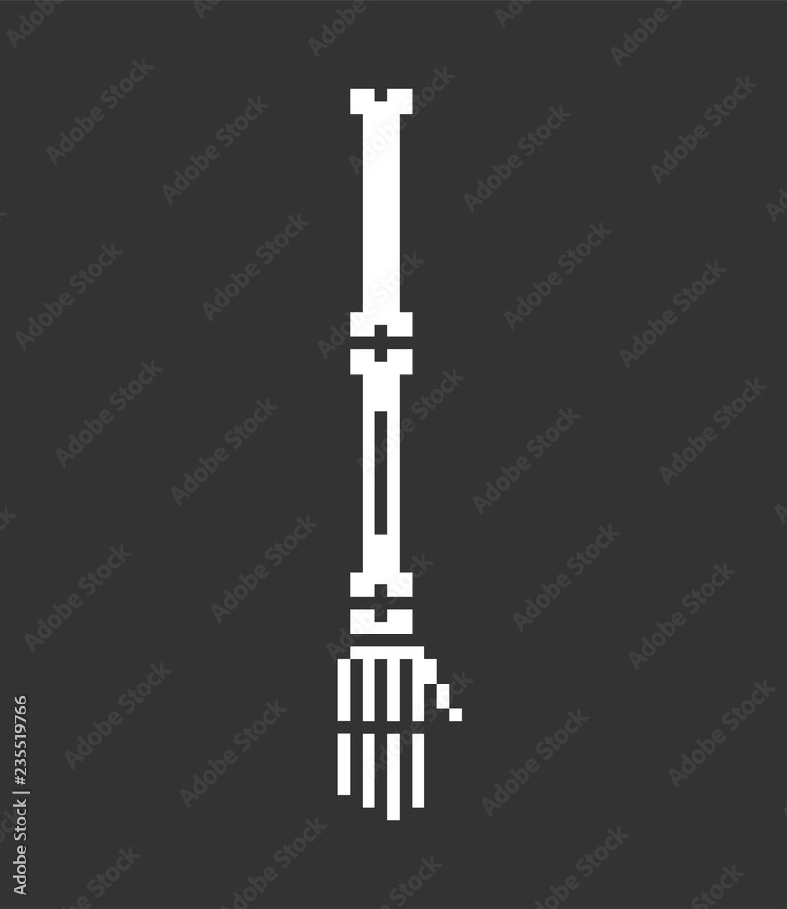 Bone Arm pixel art. Bones anatomy 8 bit. Pixelate Human Skeleton system ...