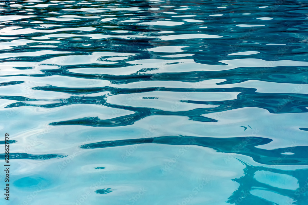 Patterns and ripples of swimming pool water surface Stock Photo | Adobe ...