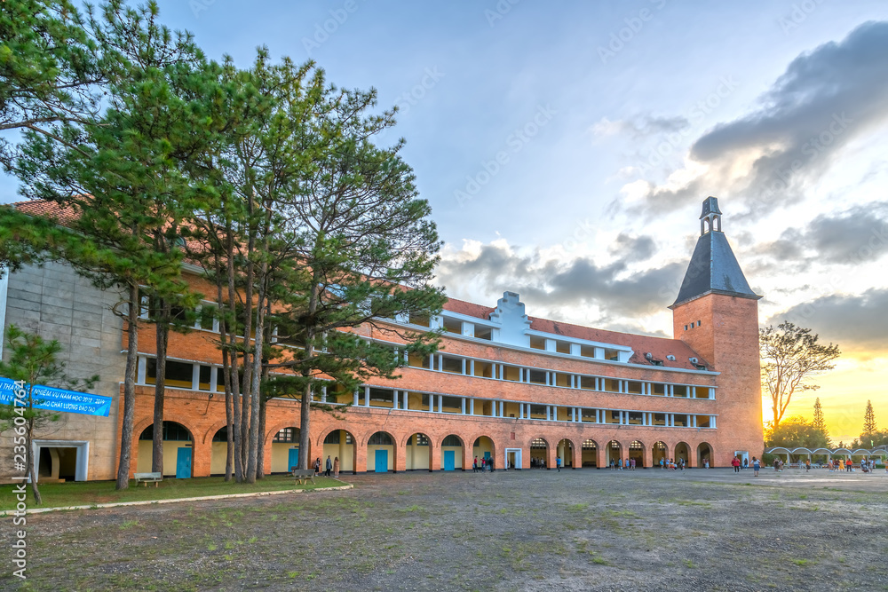 Da Lat, Vietnam - October 28th, 2018: Ancient architecture of ...