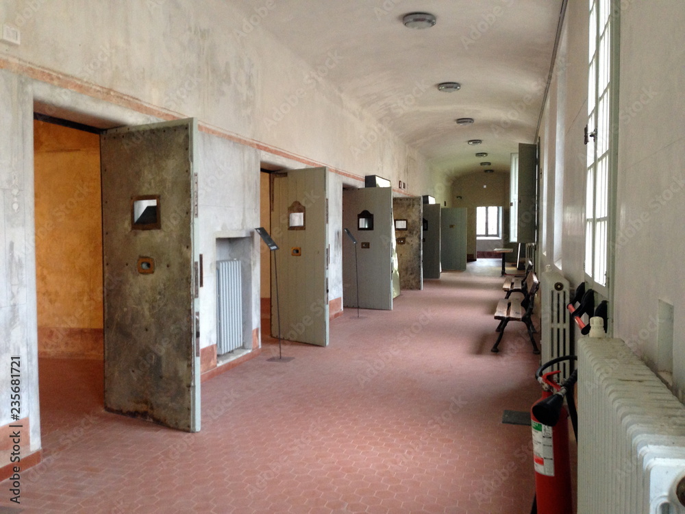 Foto Detail of containment and torture instruments for the treatment of ...