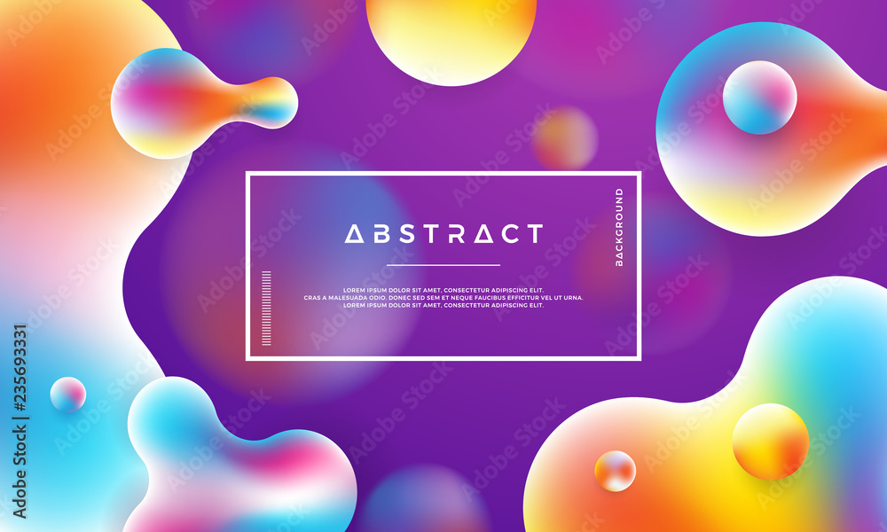 Trendy Liquid color background. Modern purple background. Modern ...