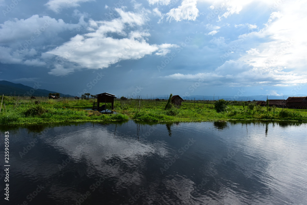 Inle Lake, the most famous and second largest fresh-water lake in ...