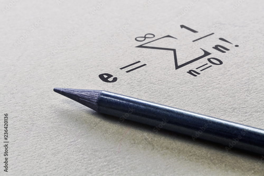 Famous mathematical constant Stock Photo | Adobe Stock