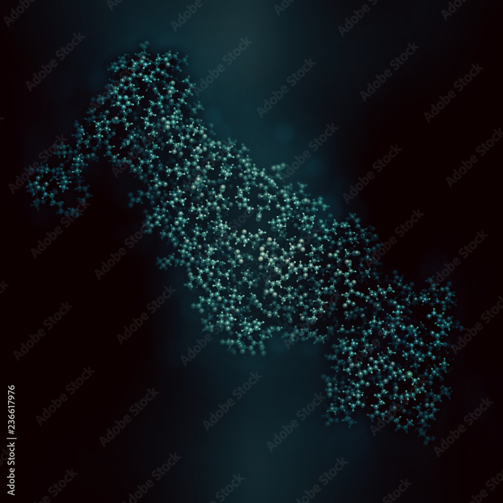 Troponin: structure of the human cardiac troponin core domain. Composed ...