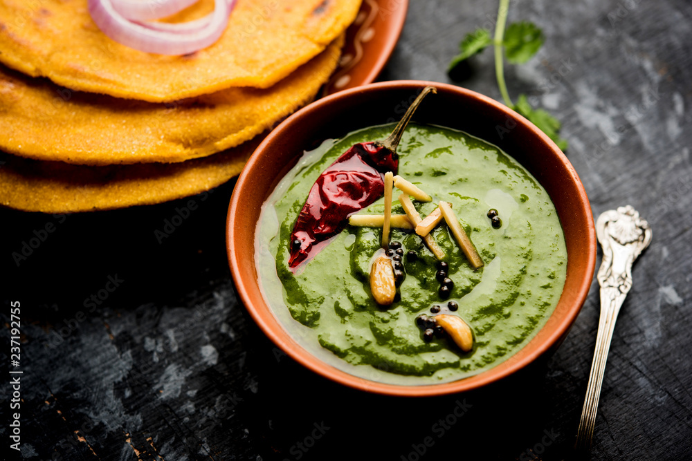 Makki di roti with sarson ka saag, popular punjabi main course recipe ...