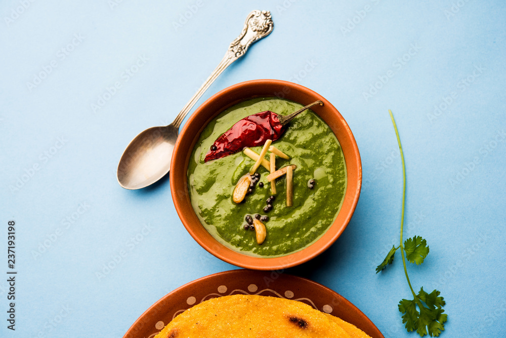 Makki di roti with sarson ka saag, popular punjabi main course recipe ...